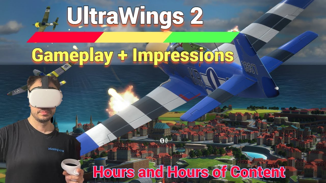 UltraWings 2 Oculus Quest 2 Gameplay + Impressions - Best Quest Flying ...