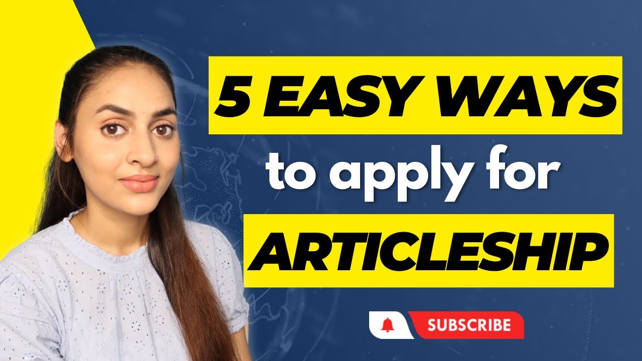 5 ways to apply for Articleship | How to apply for Articleship | CA ...
