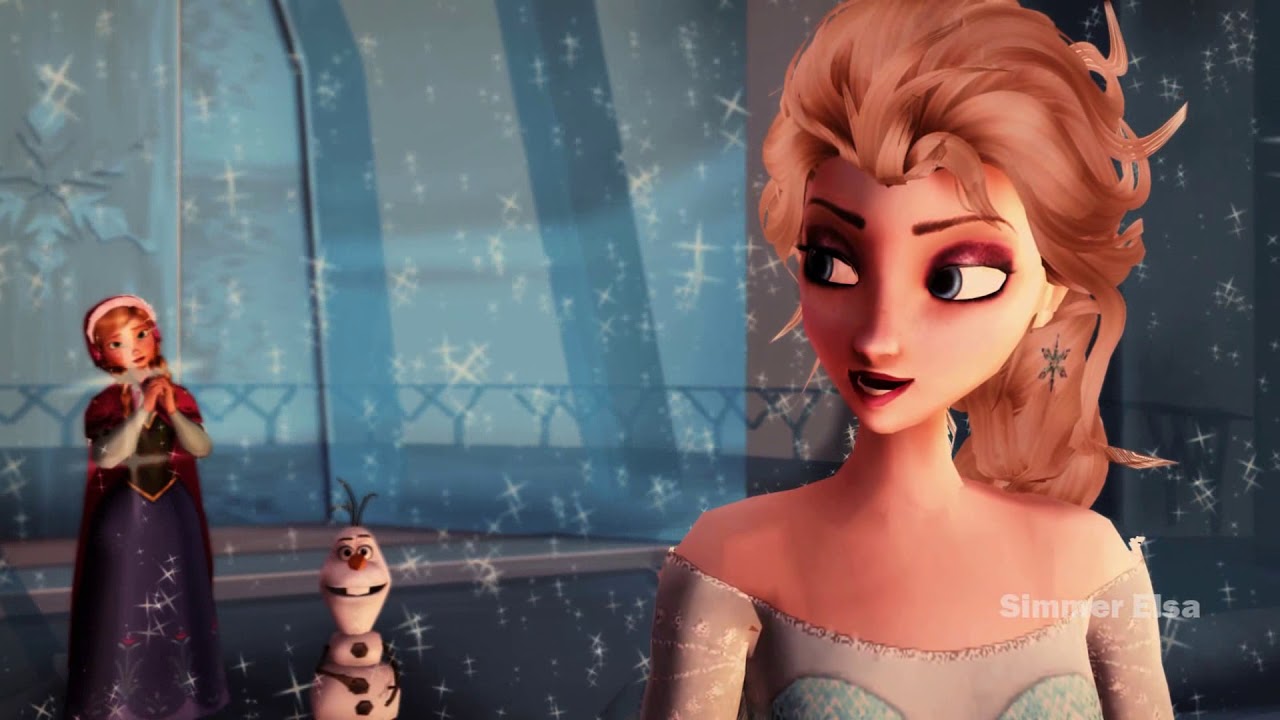 MMD - [Frozen] When Elsa sings her song (re-uploaded) - YouTube