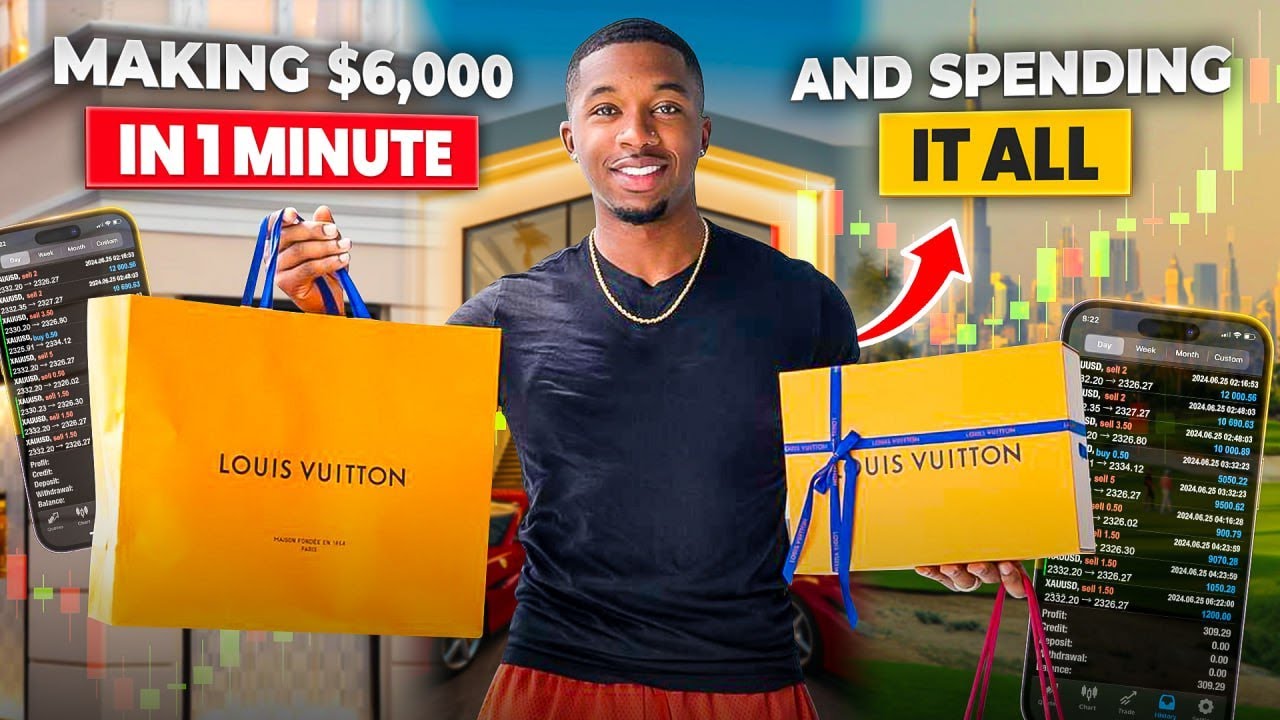 Millionaire Made $6,000 in 47 Seconds and Then Spent It All - YouTube