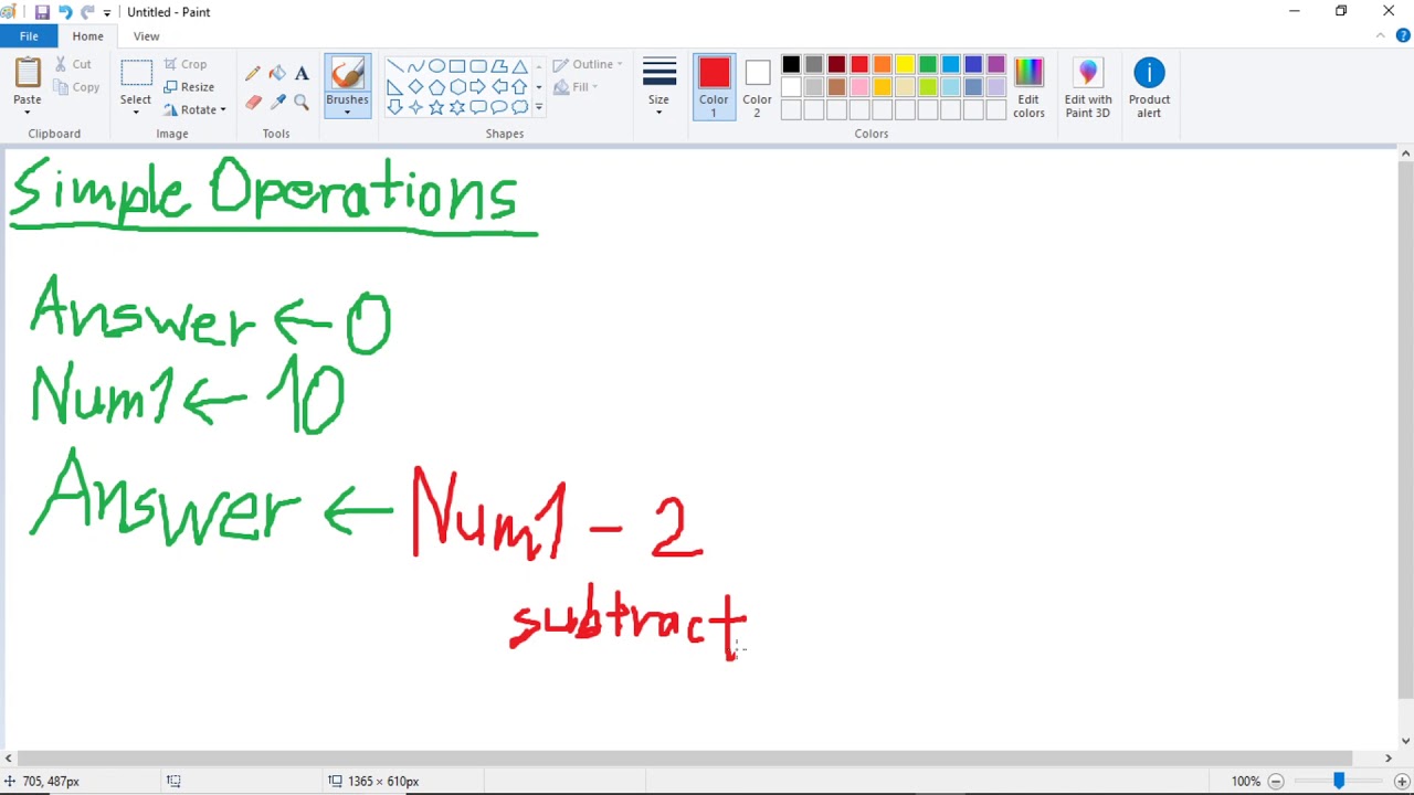 11 Variables Simple Operations - YouTube