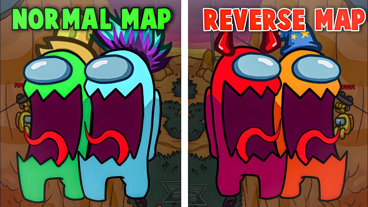 Among Us - Normal Fungle Map VS Reverse Fungle Map || Which is the Best ...