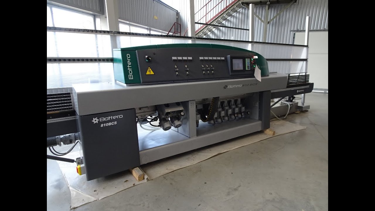 GlassBaltic | Vertical straight line edging machine with variable angle ...