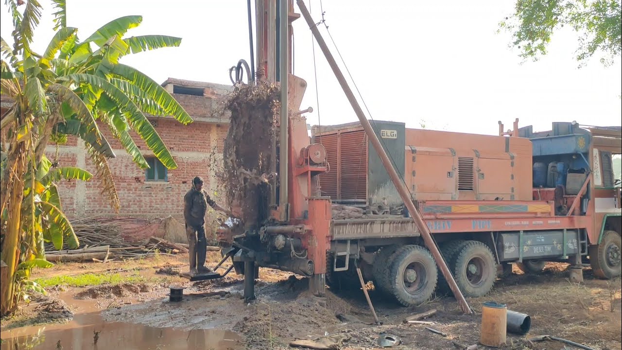 Watertec 9000 Water Well Drilling Rig borewell digging 30Hp Motor | 50 ...
