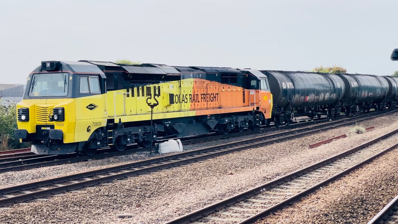 Colas Rail 70808 At Wakefield Kirkgate From Colas Ribble Rail To ...