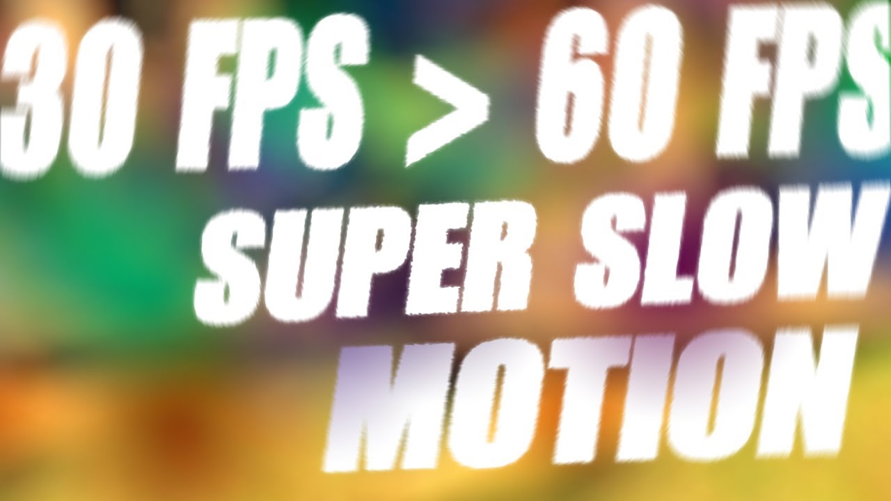 JAK PRZEROBIĆ 30FPS FILM NA 60FPS? / SUPER SLOW MOTION Z 30FPS [Adobe ...