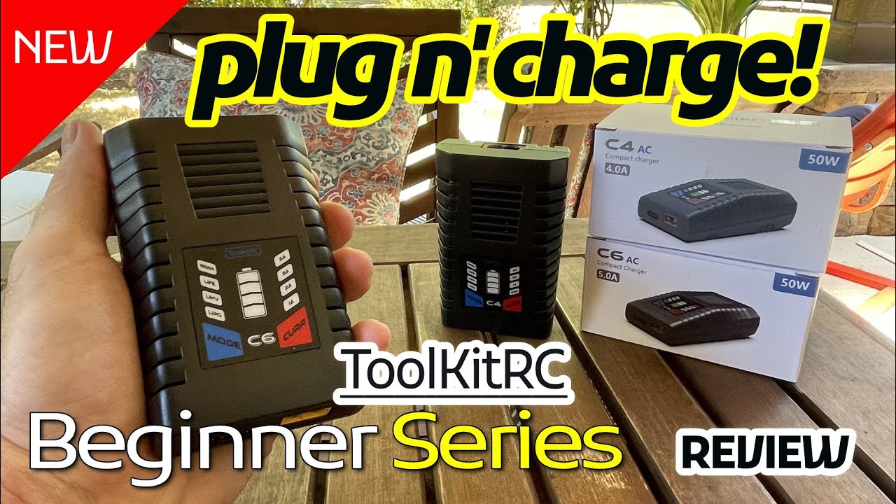 ToolkitRc C4 & C6 Lipo Chargers - Easy, Plug n' charge! - YouTube