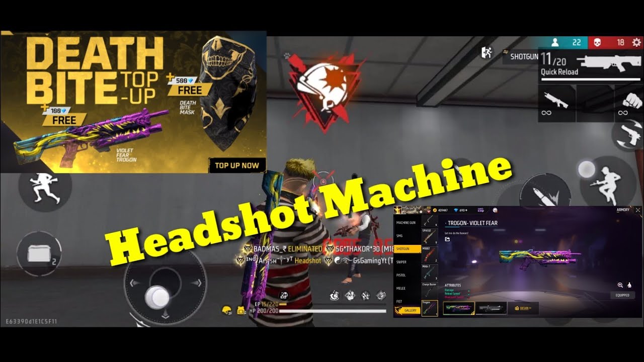 Death Bite Top-Up Event | Death Bite Mask | Violet Fear Trogon New Gun ...
