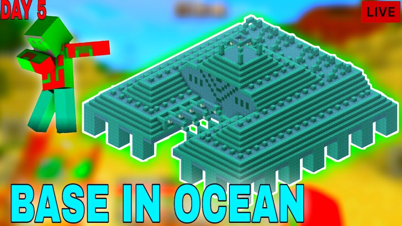 BASE IN OCEAN MONUMENT || MINECRAFT SURVIVAL || ROAD TO 2K - YouTube