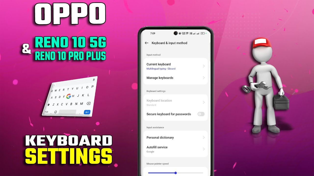 Oppo Reno 10 5G Keyboard Settings | Keyboard Settings In Oppo Reno 10 ...
