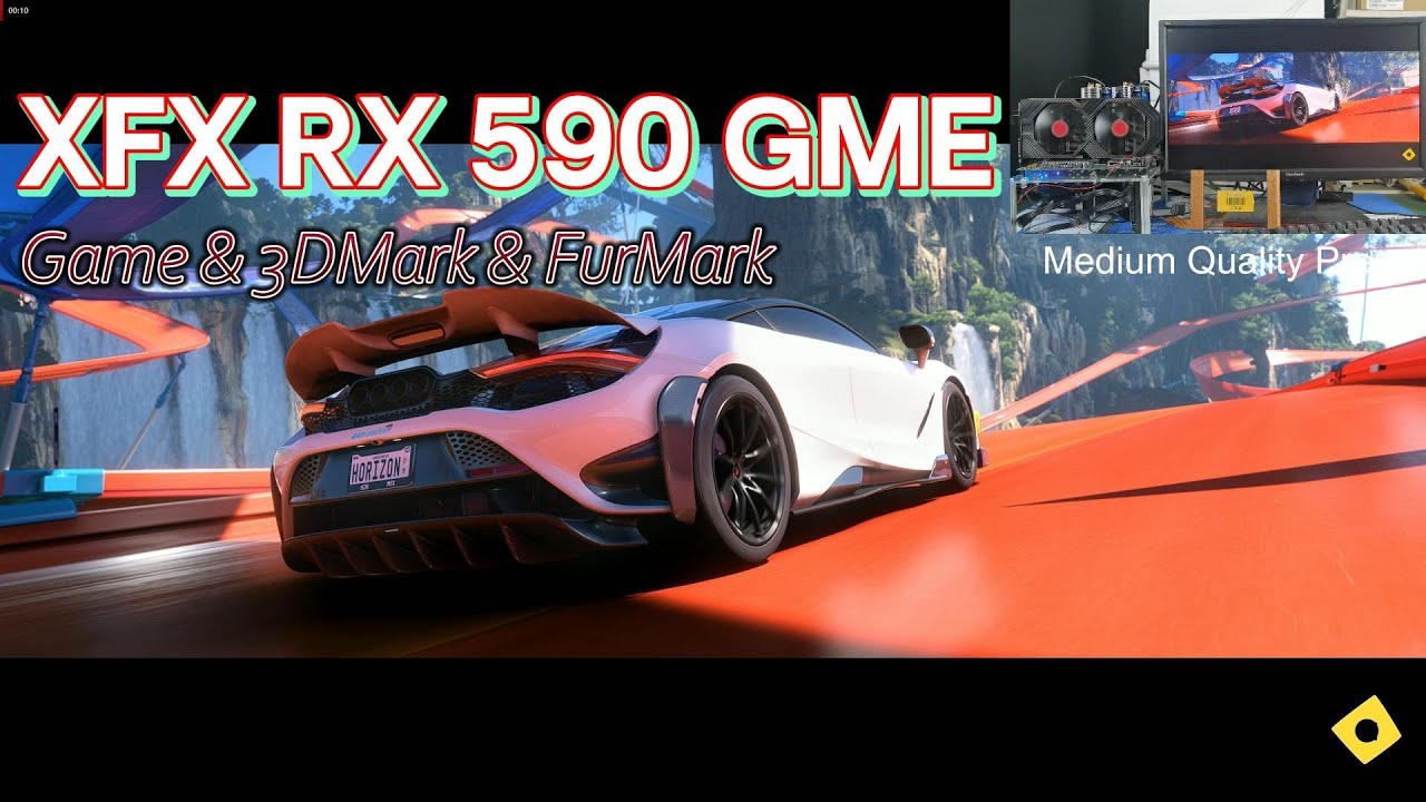 XFX RX 590 8GB GME Gmaing Performance Testing - YouTube
