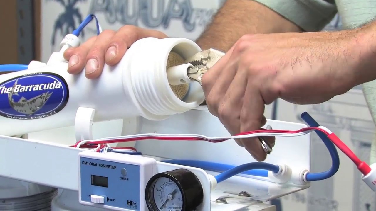 AquaFX RO/DI Filter Change (knowing when it is time to*) - YouTube