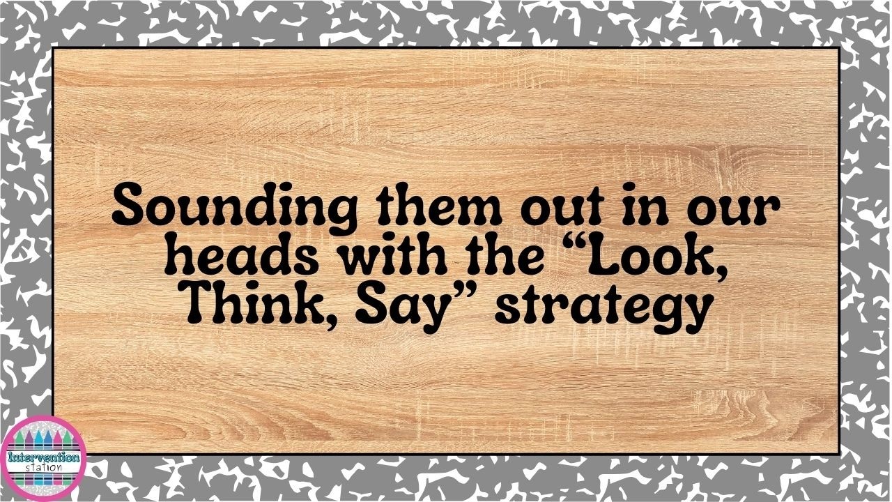 Decoding Practice - Tracking, Look/Think/Say, Chunking Reading ...