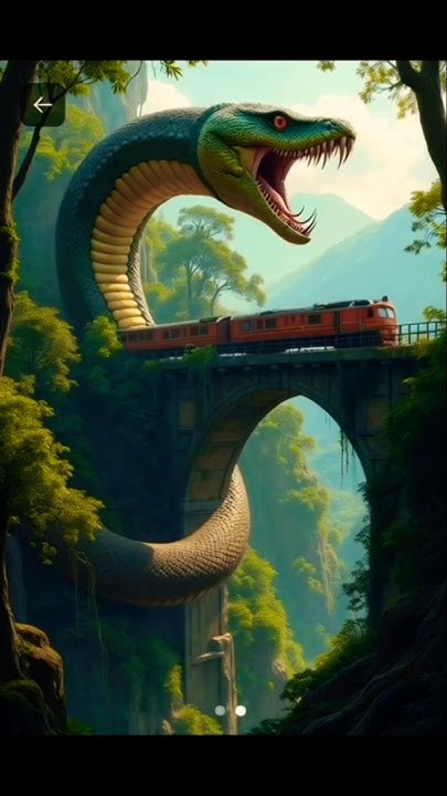 Natural Exploration || Travel Discovery || Ai Snake || Abandoned train ...