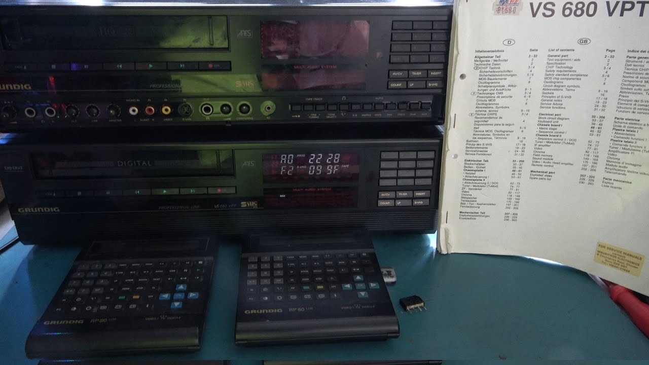 Grundig's mad SVHS machine VS-680 VPT. Part 1 of 2. - YouTube