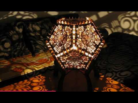 Laser-Cut Shadow Lamps Shine by Design - YouTube