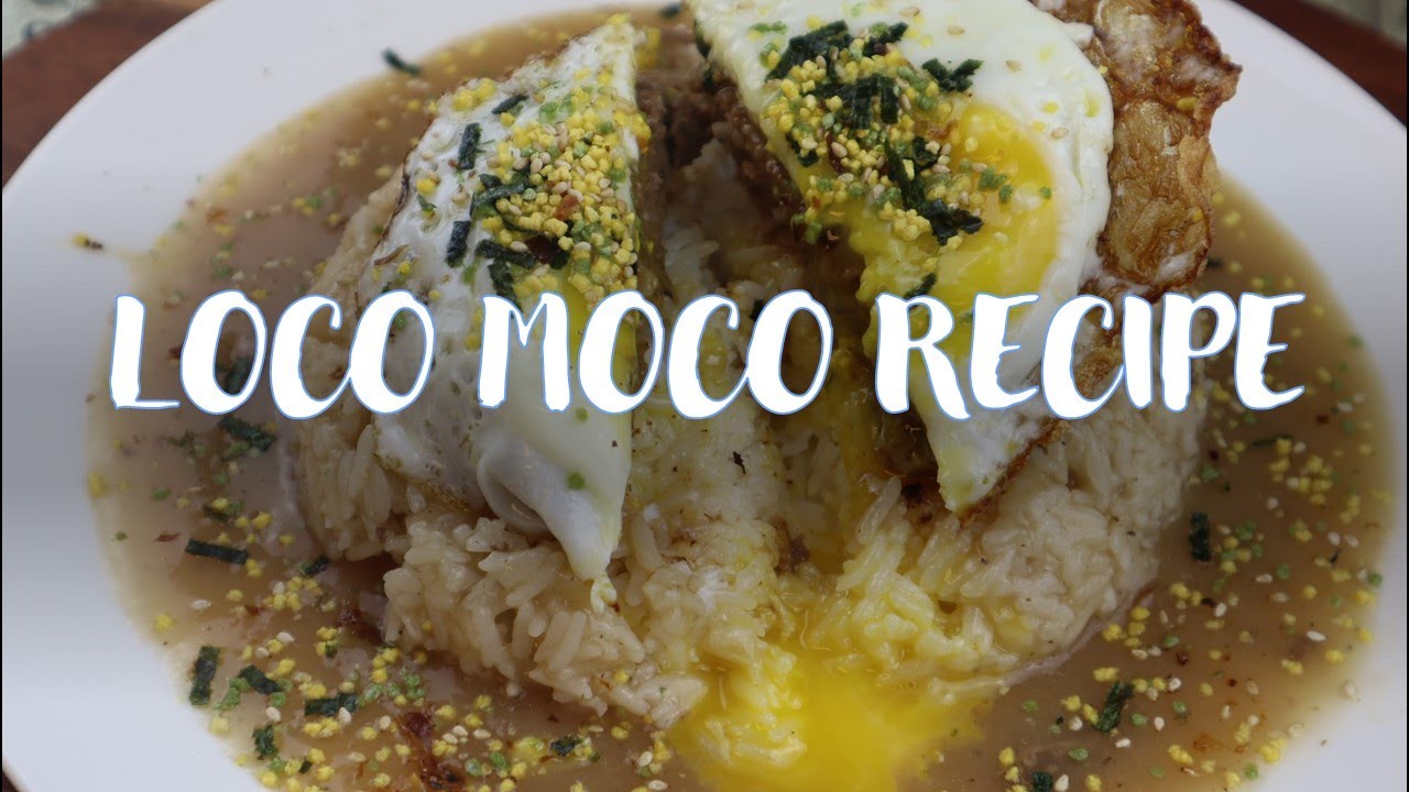 Receita Havaiana LOCO MOCO Hamburger/Arroz/Ovo - YouTube