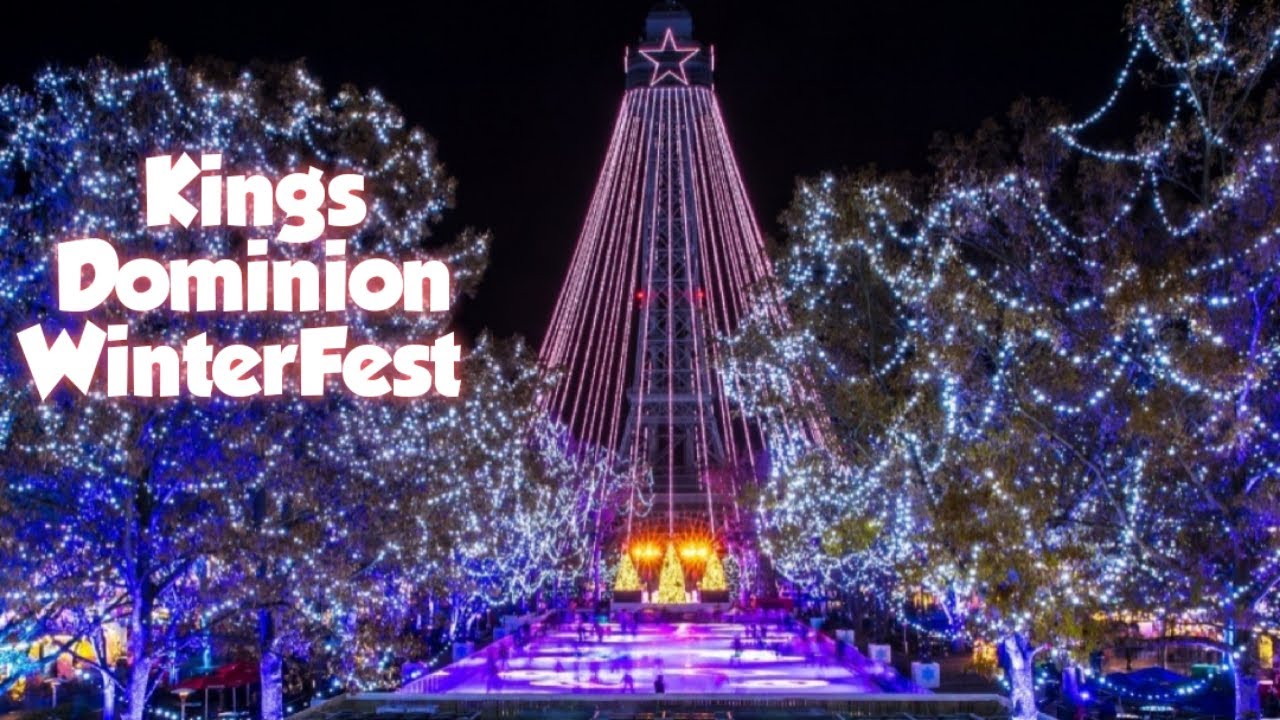 {2021} Kings Dominion WinterFest! Ice Skating + New Foods + Cookie ...