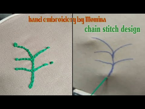 Chain Stitch/hand embroidery/Chain stitch embroidery designs/how to ...