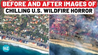 California Wildfires Before And After Images Of Los Angeles Fire Damage Guardian News Mp3 & Mp4 ...