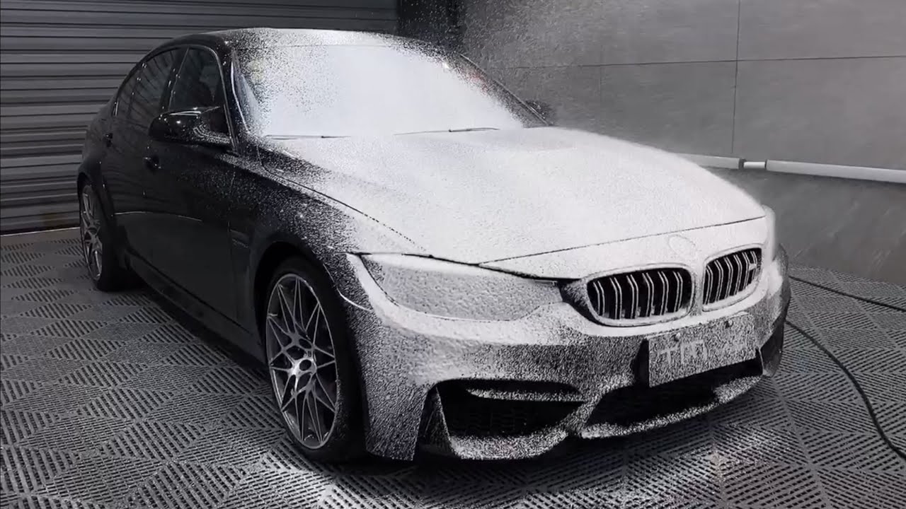 BMW M3 Detailing: Foam Wash, Interior and Exterior Detailing - YouTube