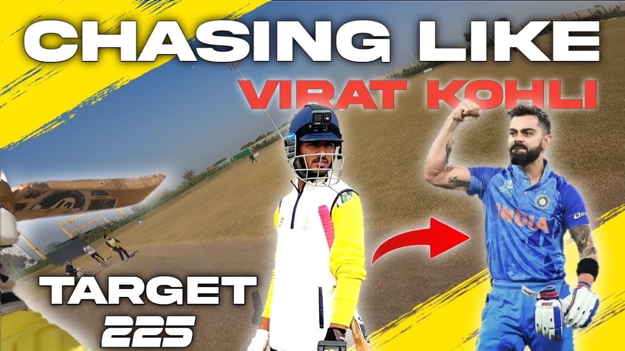 Chasing HUGE Target Like VIRAT KOHLI 😍 || Half Century In a Do or Die ...