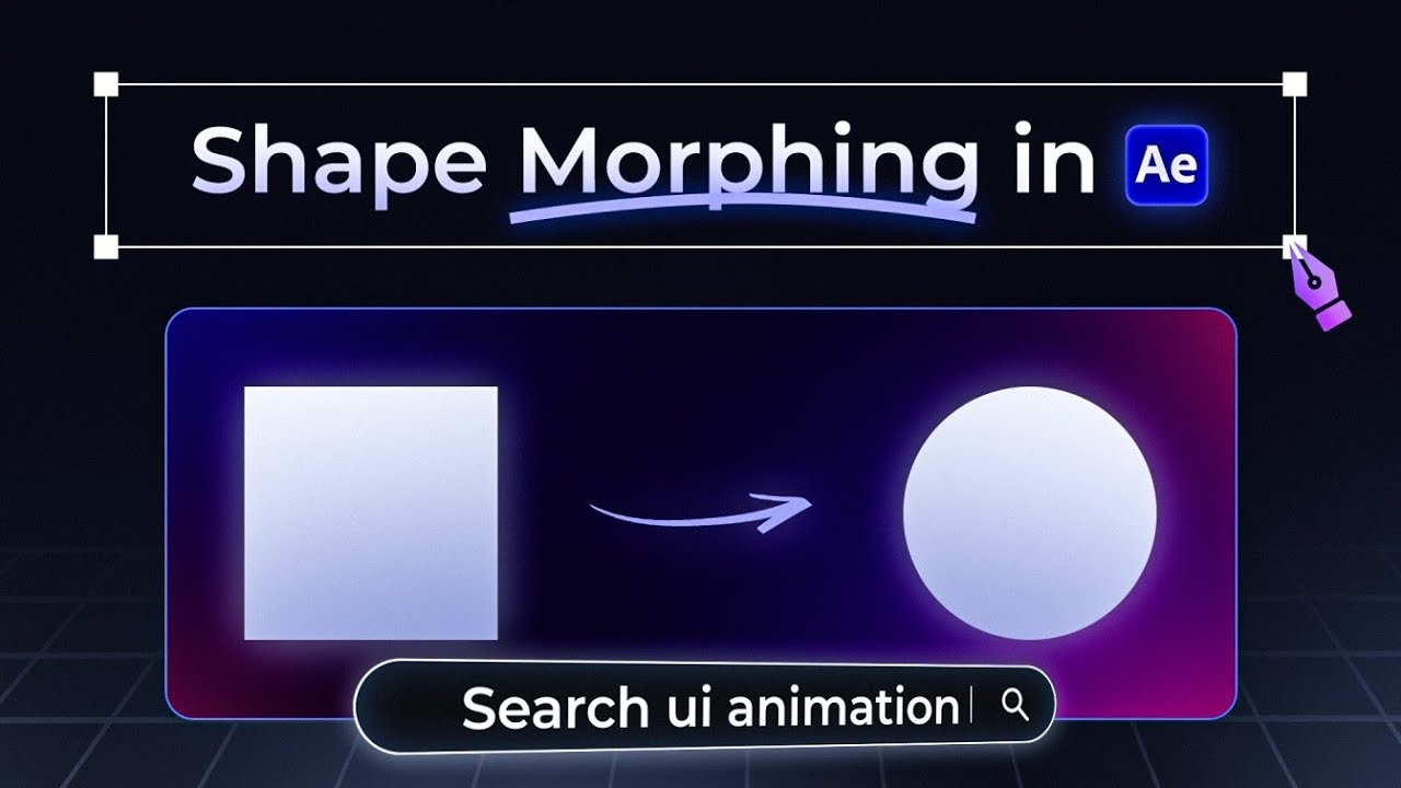 Basic To advance Shape MORPHING in AFTER EFFECTS | learn from Scratch - YouTube