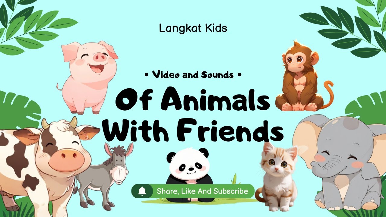 The Best Animal Sounds : Cow, Gorilla, Wolf, Elephant, Lion, Cat, Sheep ...
