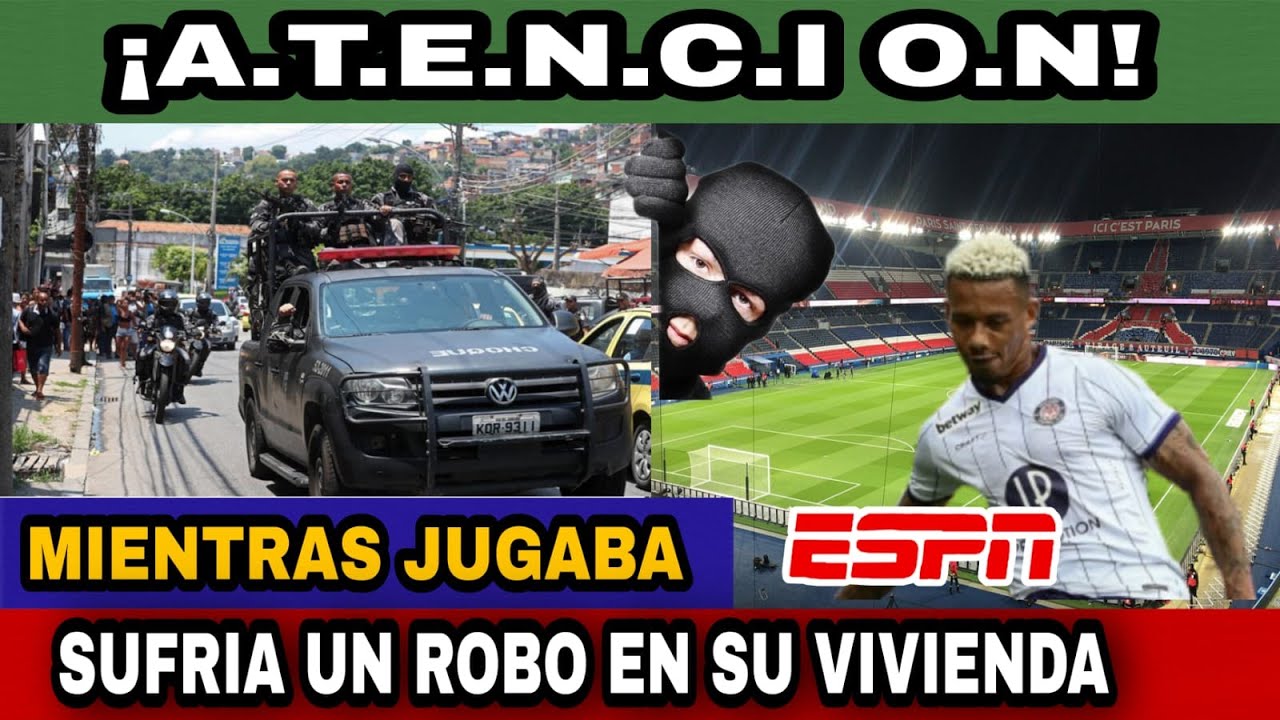 🔴¡ATENCIÓN! duro ROBO que sufrió el mejor goleador mientras jugaba ...