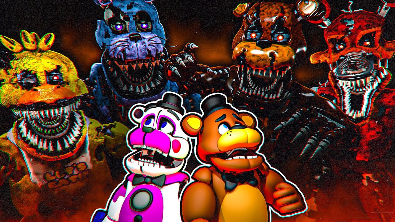 Nightmare at JR’s FNAF Fan GAME with Freddy and Funtime Freddy - YouTube