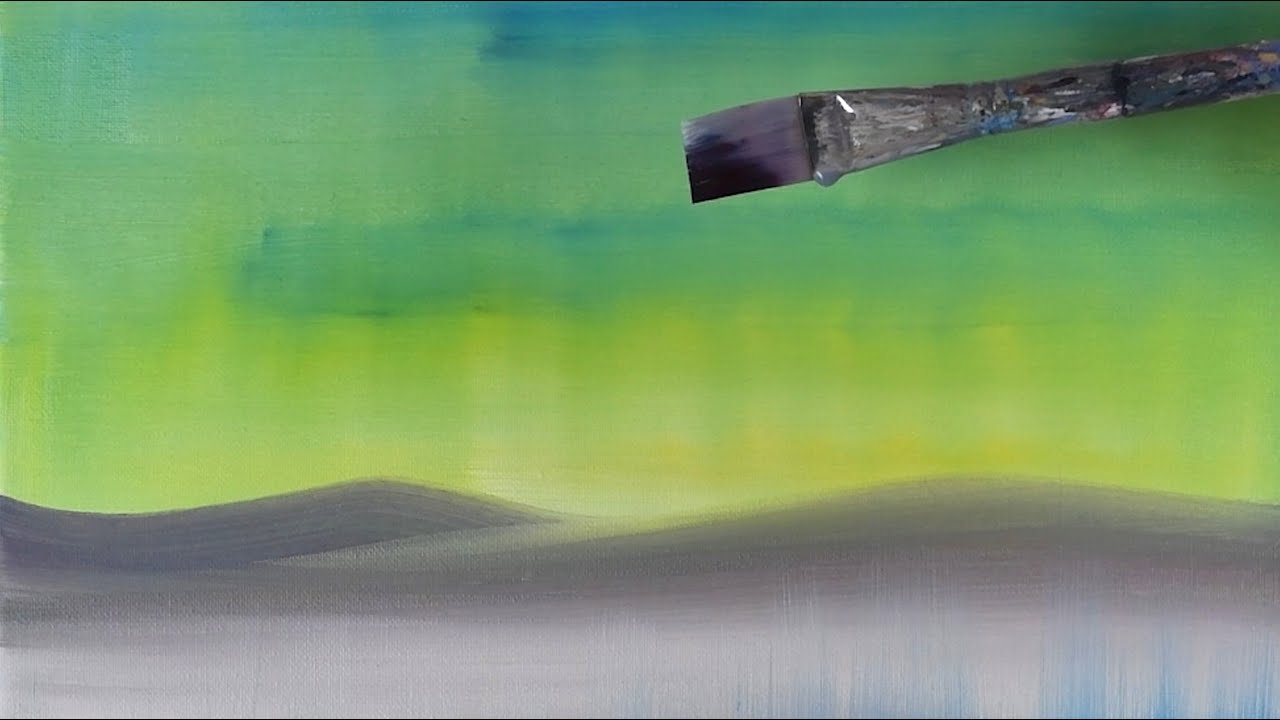 How to Paint Gallery Art in 4 Minutes | Satisfying & Relaxing Painting ...