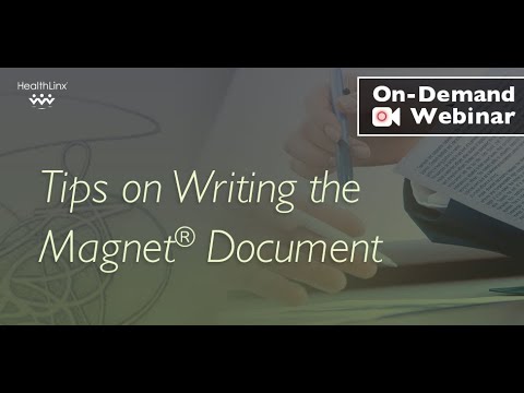 Tips for Writing a Magnet® Document- Trailer - YouTube