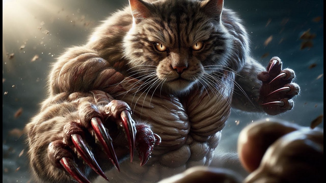 Don't Miss Six Pack Cat😼 vs Animals Fight! #shorts #trending #cat #cute ...