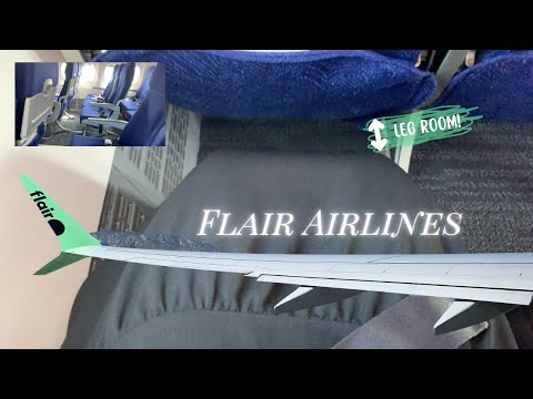 Flair Airlines Seat Size | Nature&TravelZM - YouTube