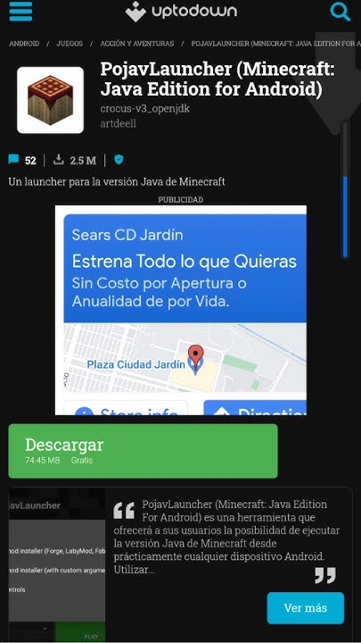Tutorial de como descargar pojavlauncher Minecraft Java - YouTube