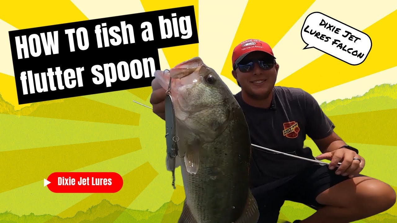 How and where to fish a big Dixie Jet Lures Falcon flutter spoon with ...