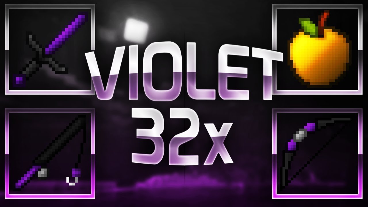 ⚡️Minecraft PvP Resource Pack - Violet [32x] - UHC/Kohi⚡️ - YouTube