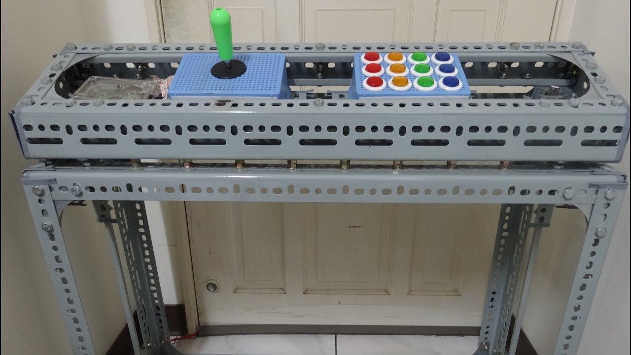 My DIY Arcade Joystick Made By Angle Iron - YouTube