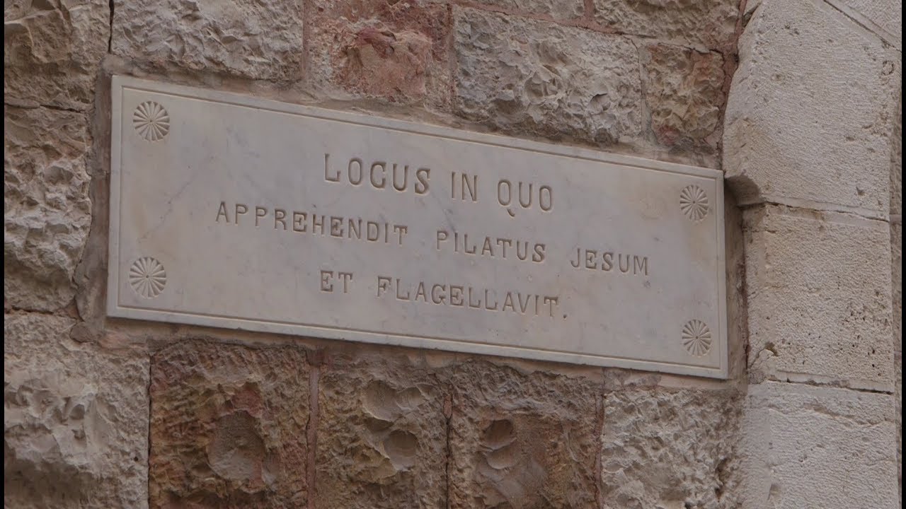 Holy Land: Praetorium, place where Jesus was tried and sentenced - YouTube