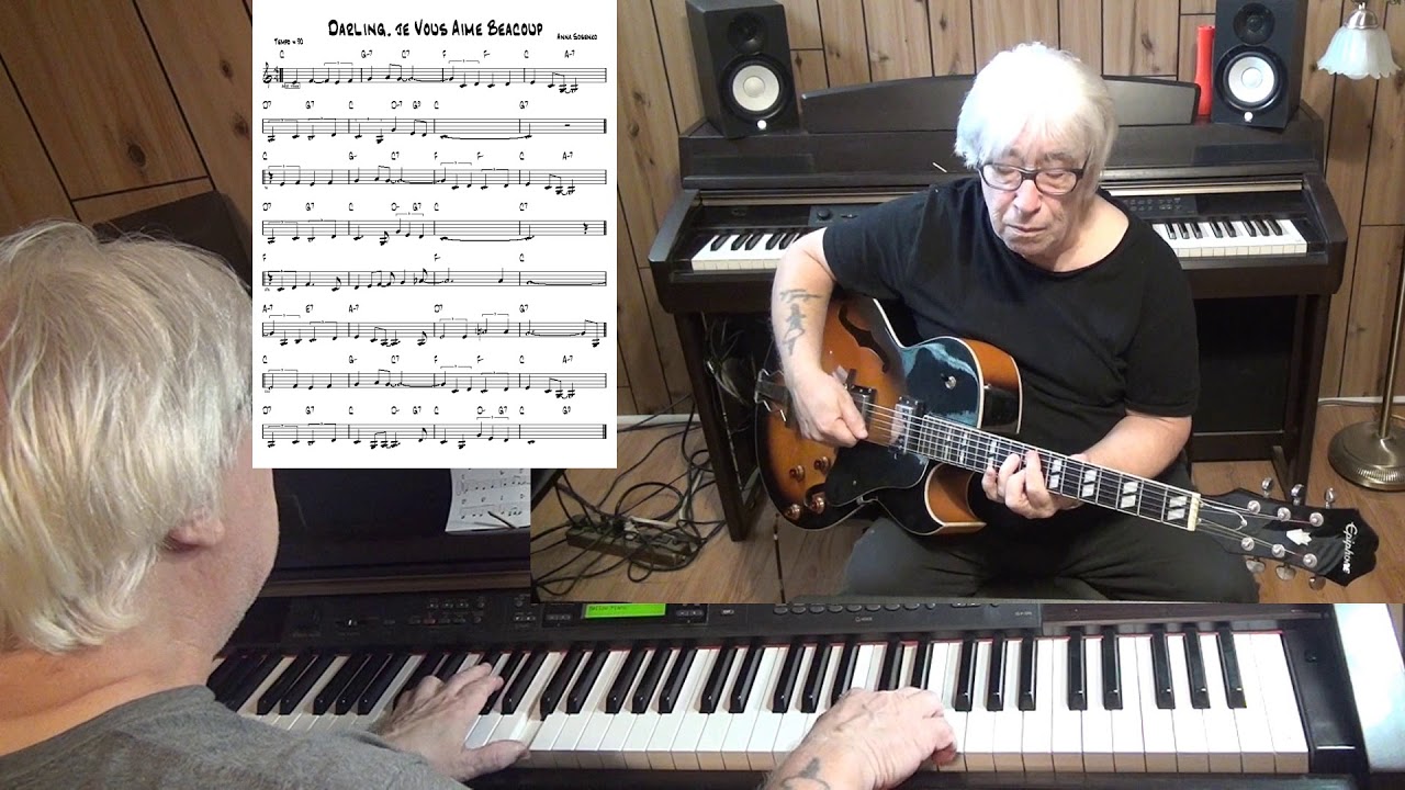 Darling, je Vous Aime Beacoup - Jazz guitar & piano cover ( Anna ...