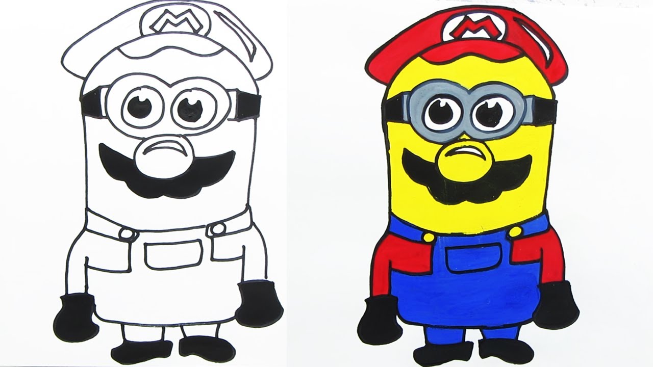 How To Draw A Minion | Step by Step Easy | Minion For Kids |Как ...