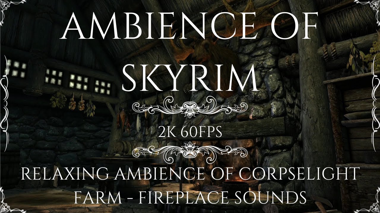 Relaxing Fireplace Sounds for Relaxation, Meditation & Sleep - Skyrim ...