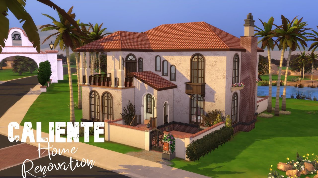 The Sims 4: Caliente Home Renovation - YouTube