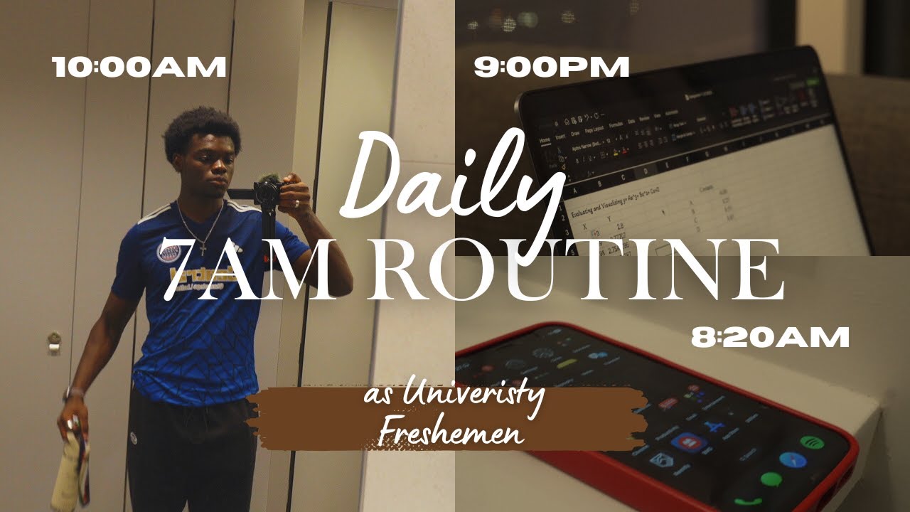 Realistic 7AM Routine of a Uni Freshmen | studying, videos and school ...