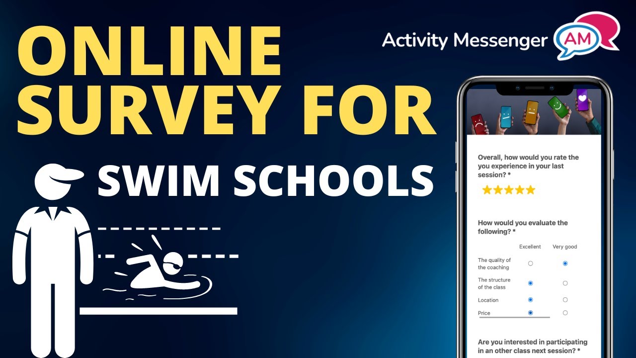 Online Surveys for swim schools - YouTube
