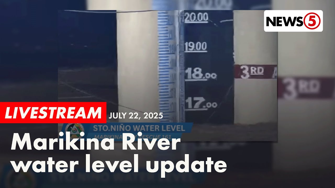 LIVE | Marikina River water level monitoring - YouTube