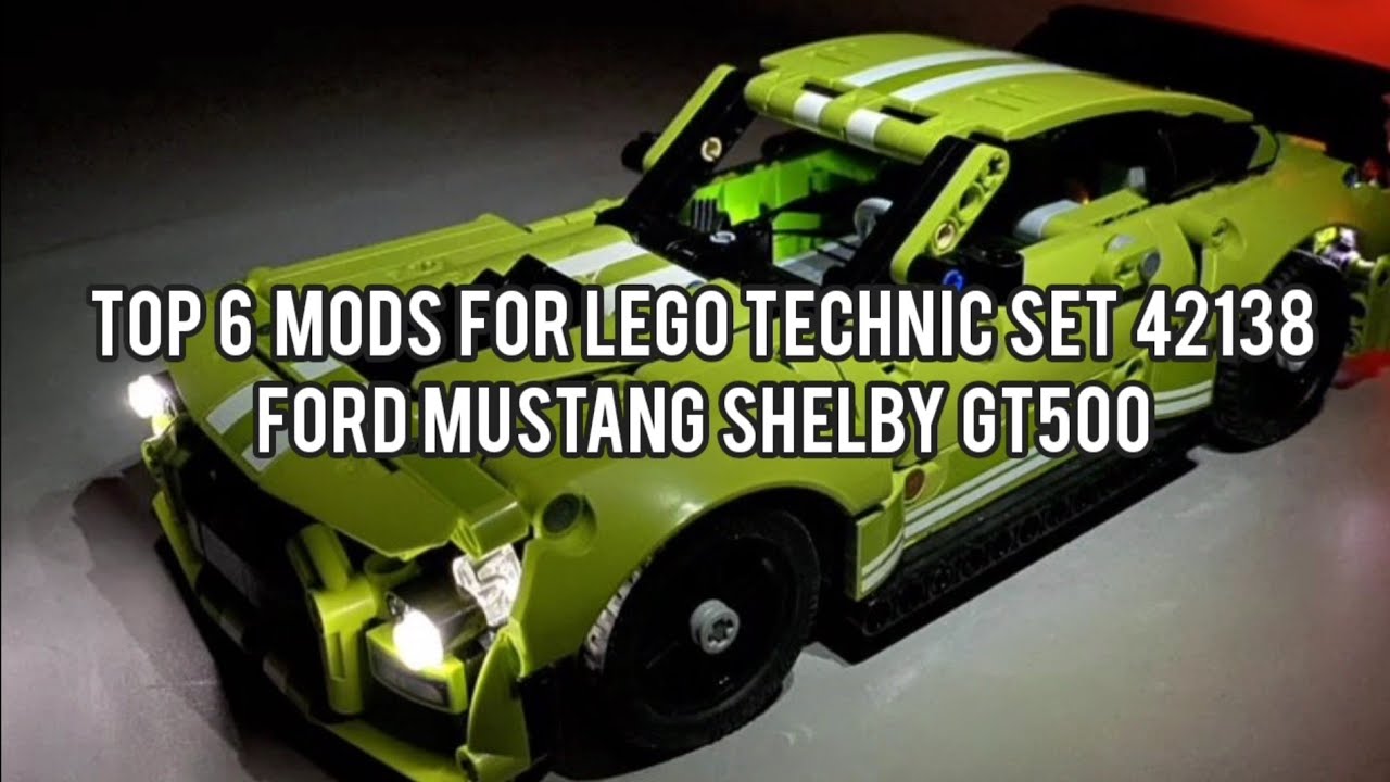 Top 6 MODs for LEGO Technic Set 42138 Ford Mustang Shelby GT500 - YouTube
