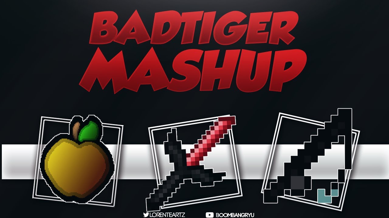 Minecraft PvP Resource Pack - BadTiger Red Mashup - UHC/Kohi - YouTube