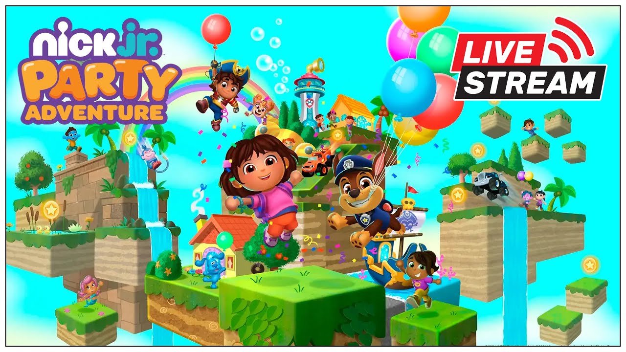 🔴 Let's Solve Colorful Puzzles | Nick Jr. Party Adventure Gameplay ...