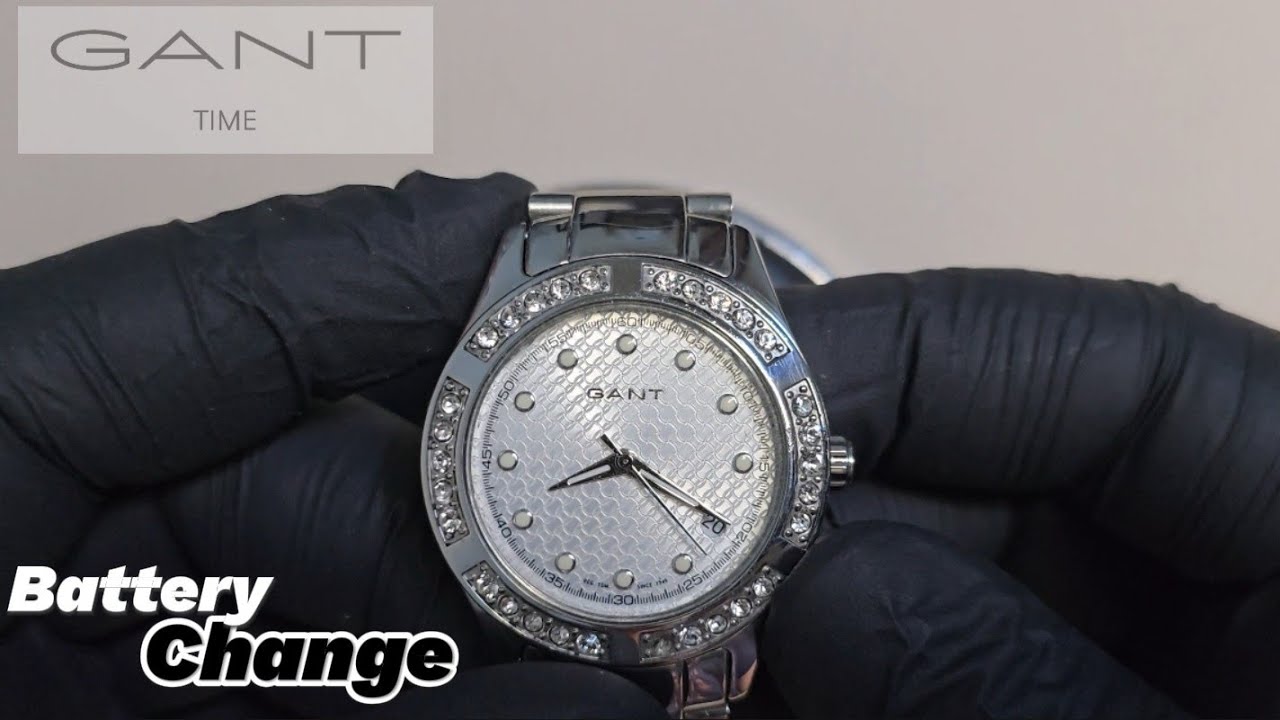 How to Change the Battery in a Gant Lady Watch | Easy DIY Guide - YouTube